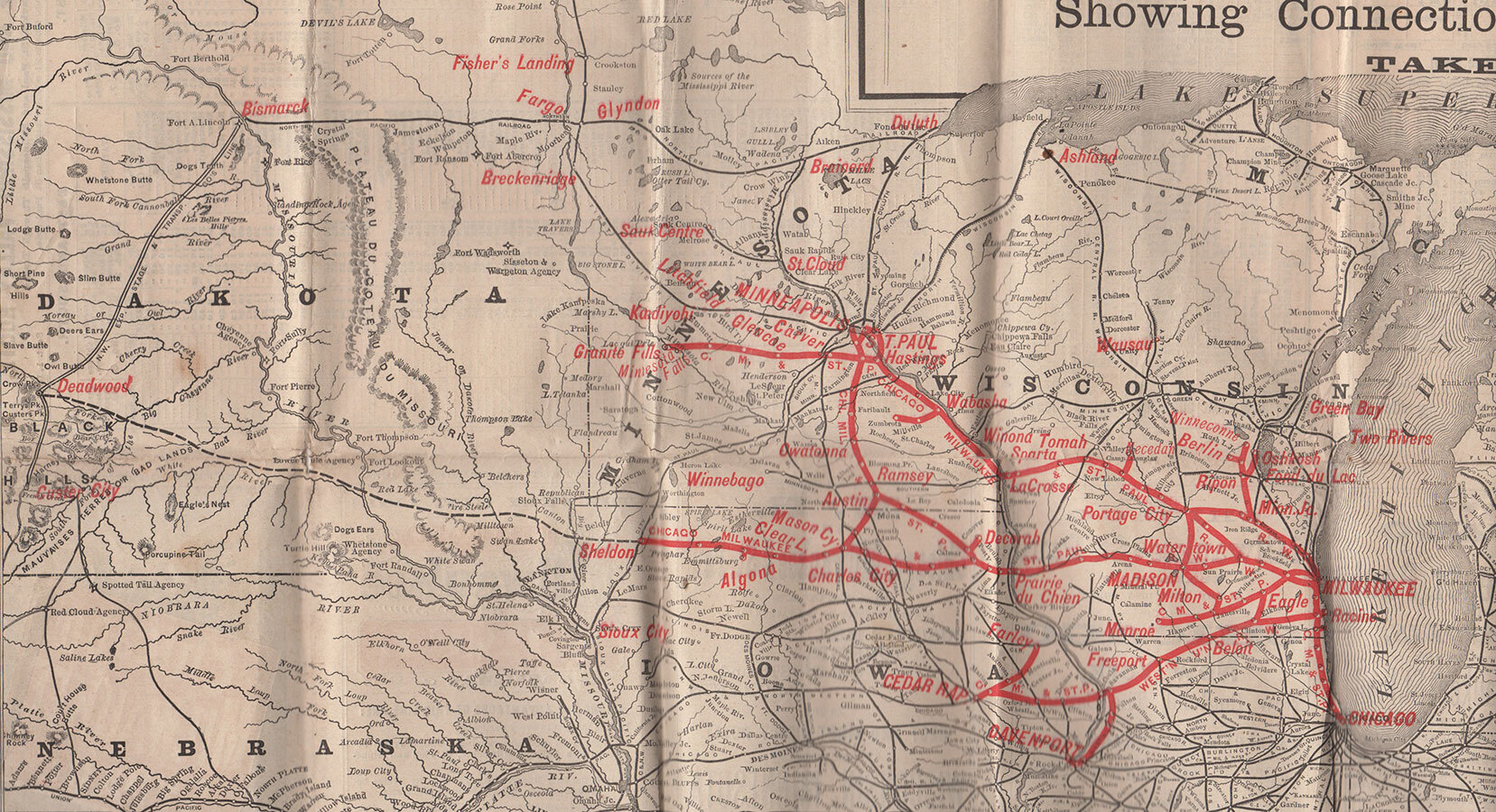 Chicago, Milwaukee and St. Paul Railway including Geographically ...