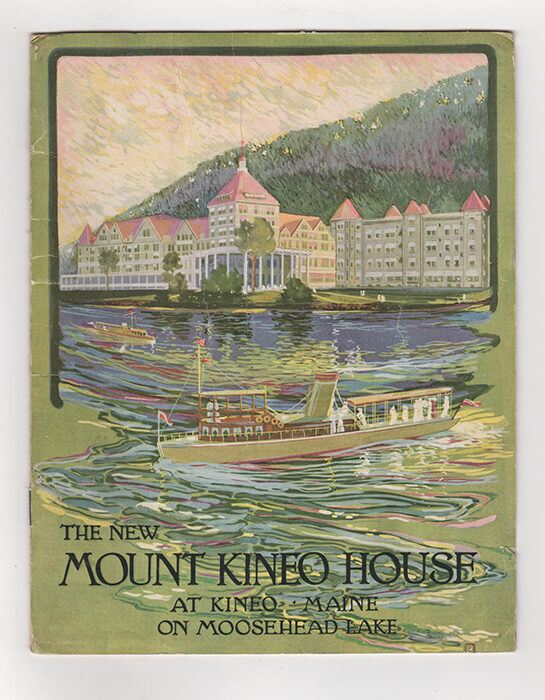 The New Mount Kineo House and Annex: At Kineo, Maine on Moosehead Lake